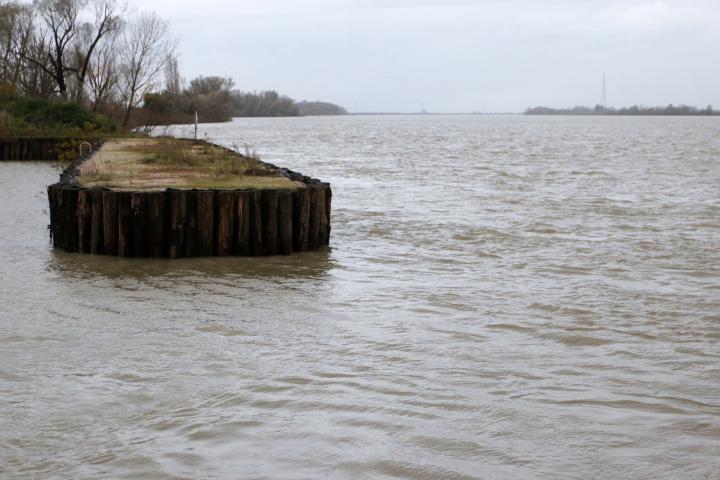 La piena del Po allarma il Polesine - Foto 1 di 19 - La Voce di Rovigo